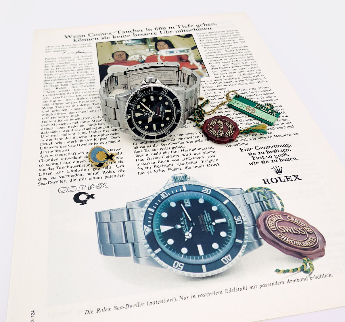ROLEX | DRSD COMEX | Unique History | Full Collector Set | Sea Dweller ...
