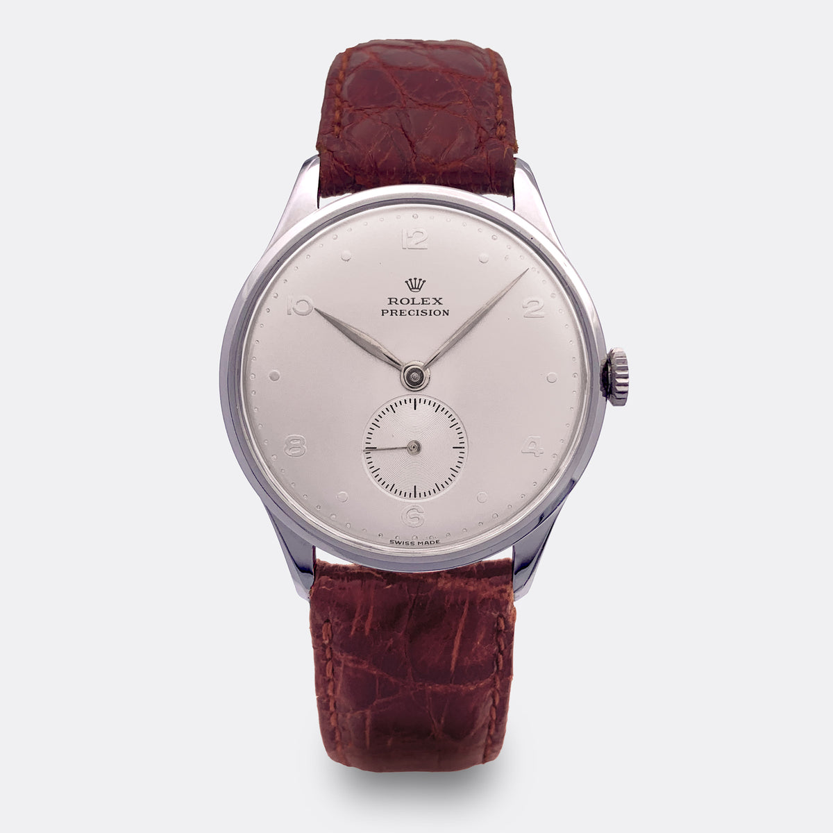 ROLEX | Jumbo Precision | Silver in Silver Dial | 18K White Gold | Ref ...